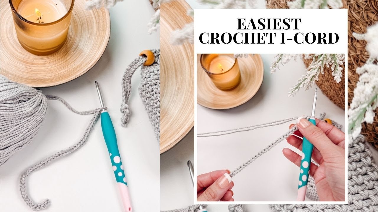 Quickest Crochet I-cord Ever! Easy & Fast - YouTube