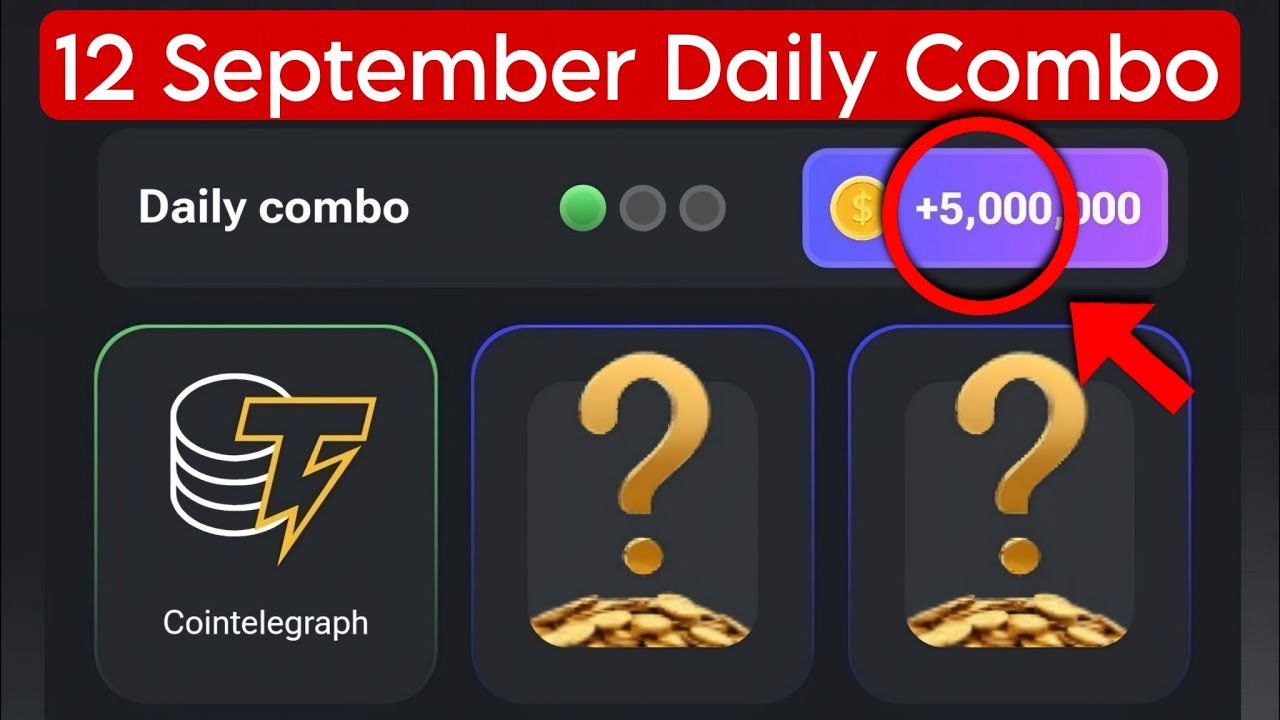 12 September HAMSTER KOMBAT DAILY COMBO CARDS ( COMBO CARDS ) # ...