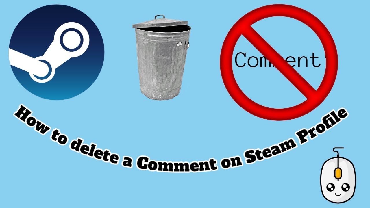 How to delete a Comment on Steam Profile - YouTube