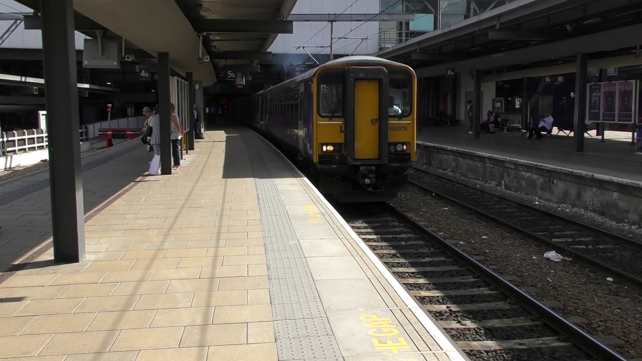Northern Rail Class 153/158 Departing Leeds (01/8/18) - YouTube