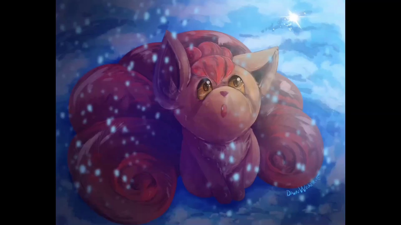 Vulpix in the Snow Speedpaint (700+ SUBS!) - YouTube