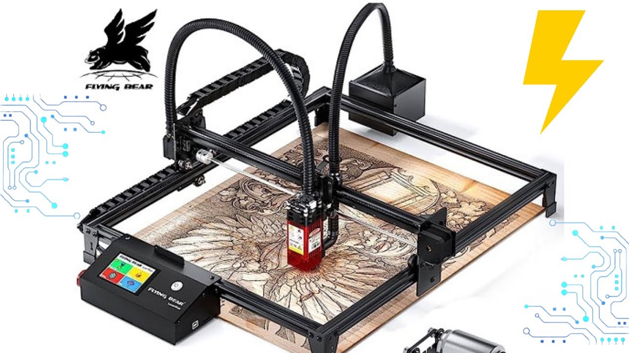 CNC GRABADO Y CORTE LASER ⚡ Flying Bear Laserman - YouTube