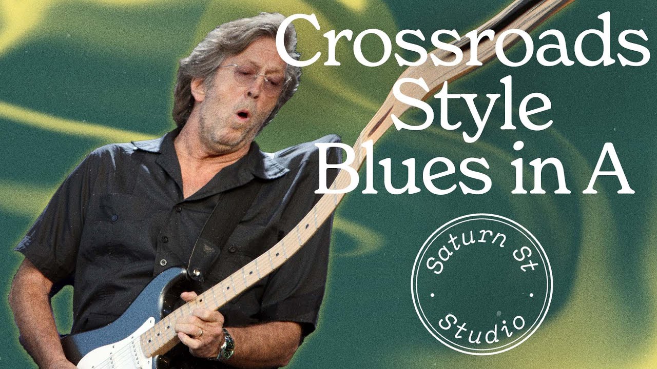 Crossroads Style Blues in A - Guitar Backing Track - YouTube