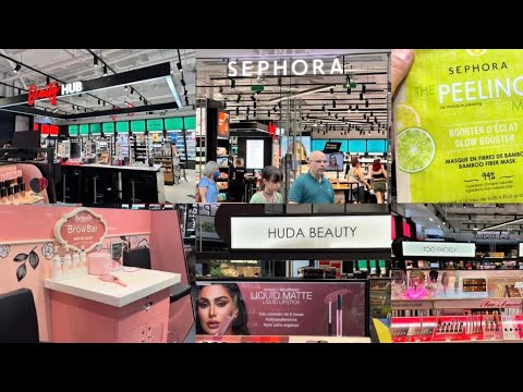 VLOG|| Sephora Shop in Barcelona Makeup Skin care || Sephora store ...