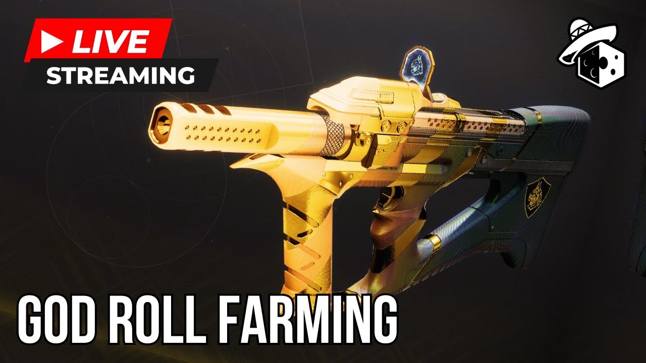 🔴 LIVE - DESTINY 2 | RECLUSE GOD ROLL FARMING ! - YouTube