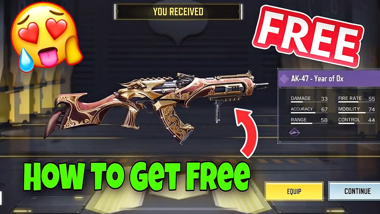 how to get FREE epic ak47 year of ox skin in codm 2025 | lunar new year ...