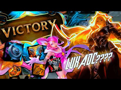 LUX ADC..... EN GRAND MASTER -League of legends las - YouTube