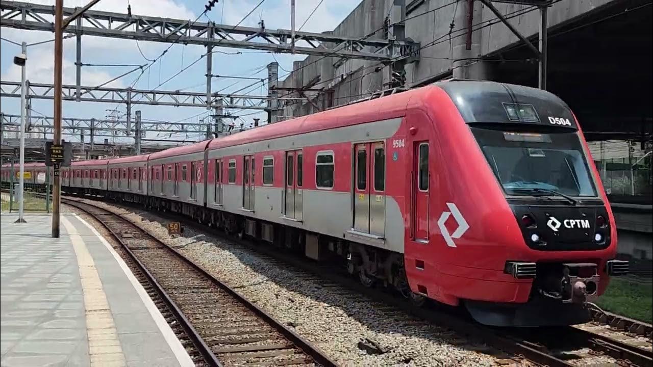 Mini movimento de trens no Brás (com D504 na via da L11) - YouTube