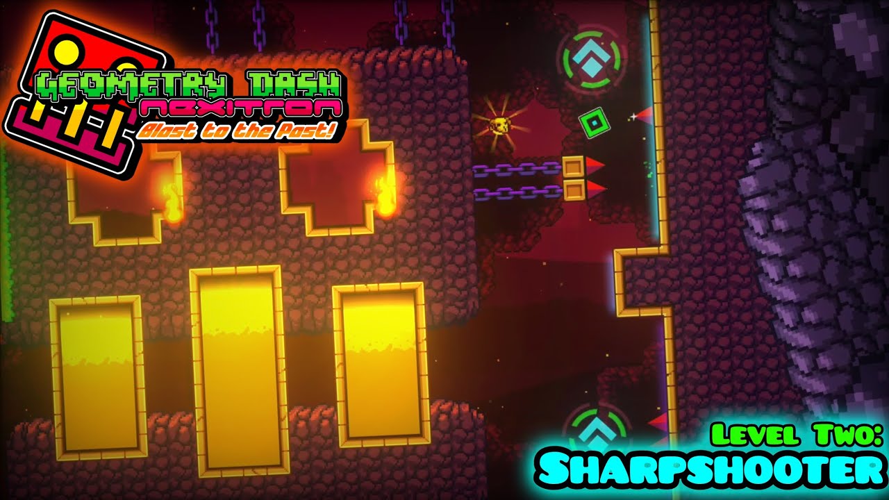 Geometry Dash Nexitron: Blast to the Past DLC - Level 2 - Sharpshooter ...