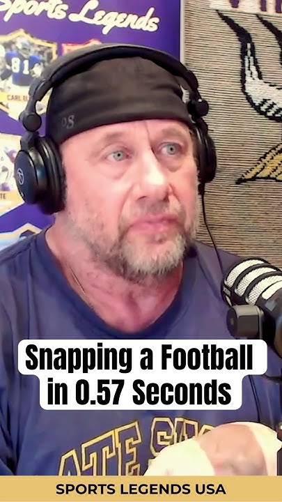 MN Viking Long Snapper Mike Morris on his ability to snap a football faster then majority of the ...