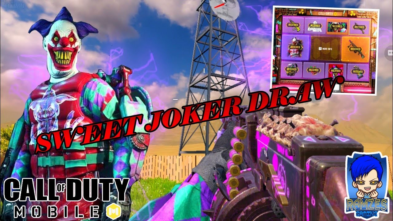 SWEET JOKER DRAW: CODM 1ST TRY TO DRAW - YouTube