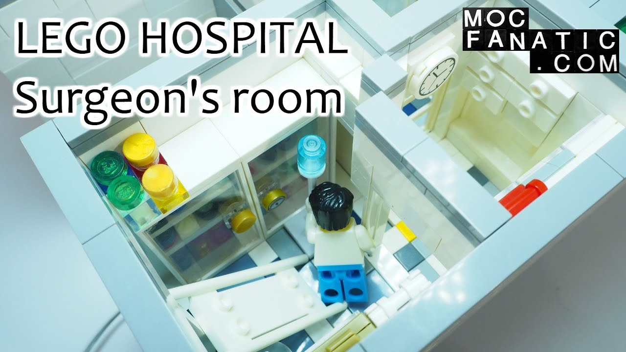 LEGO Hospital Surgeon's room - YouTube