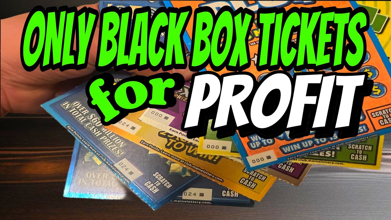 PROFIT ️ ONLY BLACK BOX LOTTERY SCRATCH TICKETS - YouTube