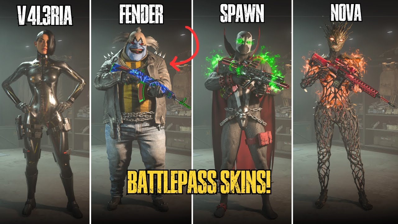 All Season 6 BlackCell Battlepass Operator Skins & Regular In MW2 - YouTube