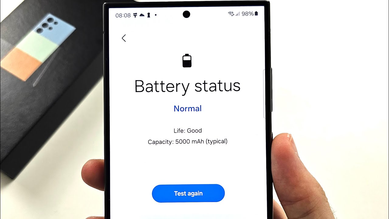 How To Check Battery Health on Samsung Galaxy S24 Ultra - YouTube