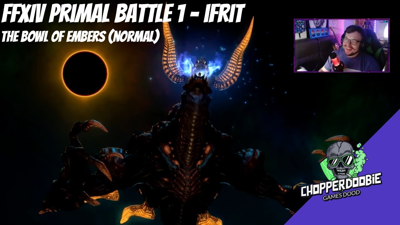 FFXIV First Primal Battle: Ifrit - The Bowl of Embers - YouTube