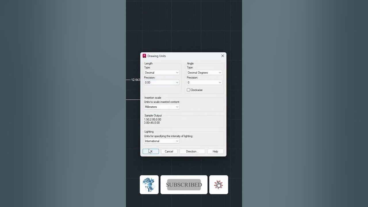 How to set Units in AutoCAD Drawing | AutoCAD Units command - YouTube