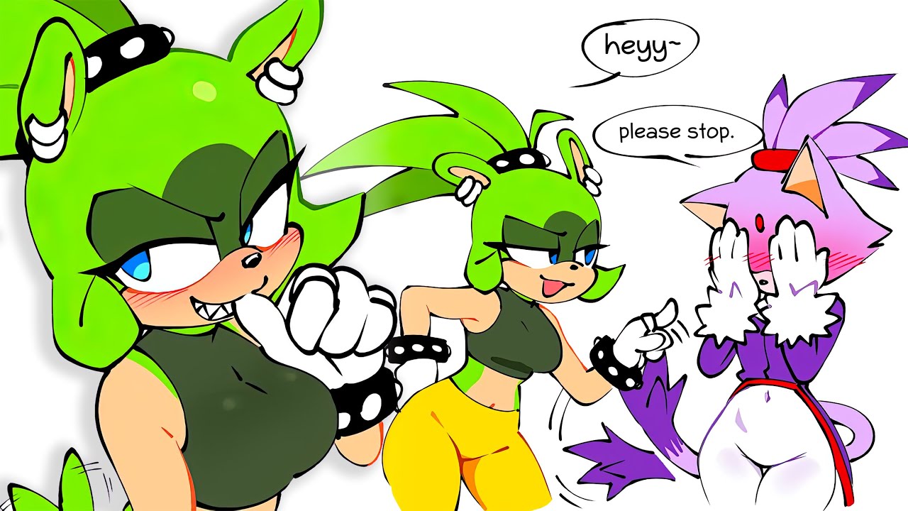 SURGE & BLAZE THE CAT (Sonic Comic Dub) - YouTube