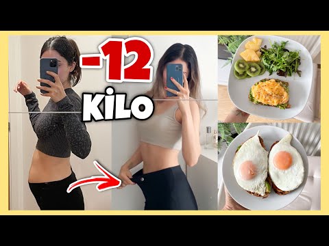 Kilo Verirken Neler Yiyorum? 2 AYDA 12 KİLO VERME SÜRECİNDE BESLENME RUTİNİM
