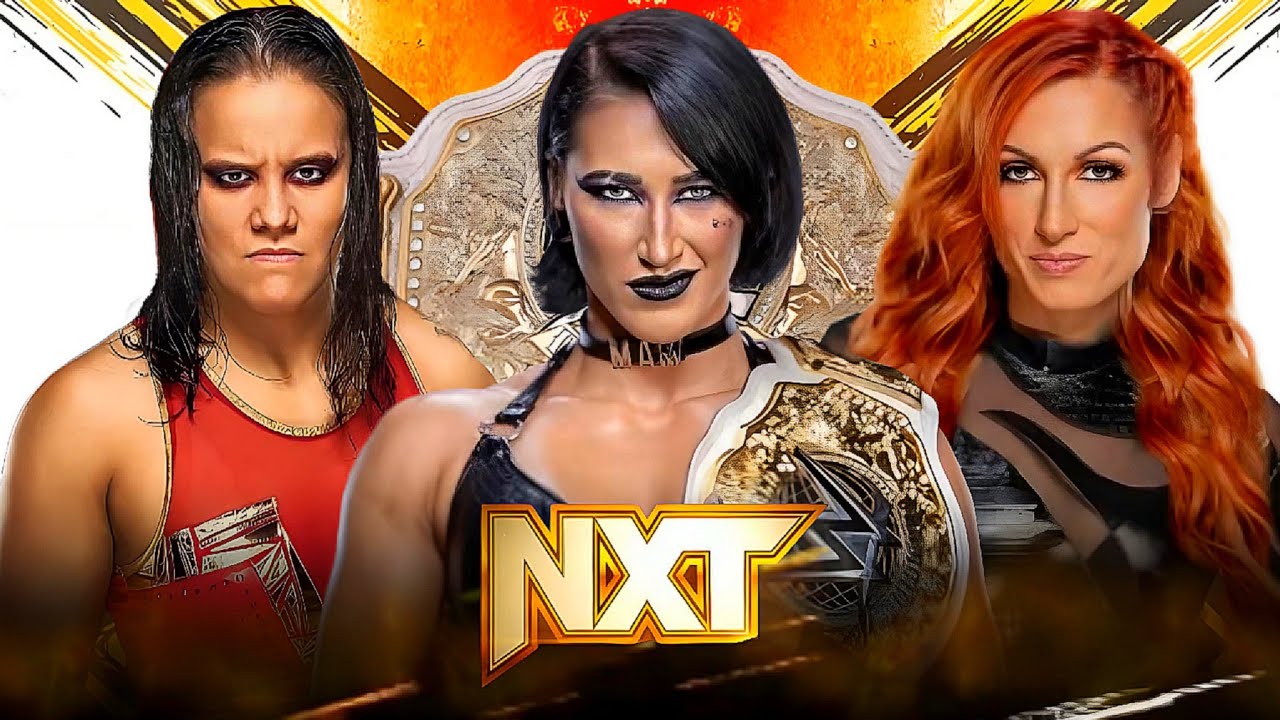 Rhea Ripley vs Becky Lynch vs Shayna Baszler World Championship Full ...