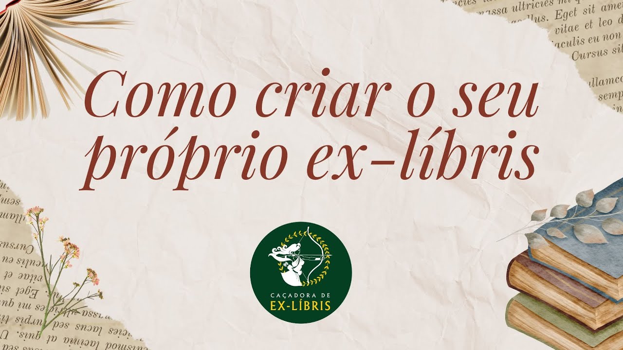 Como criar o seu próprio ex-líbris - YouTube