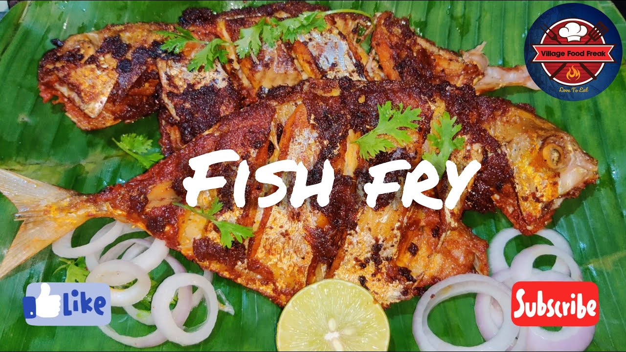 Trevally Fish Fry Recipe in Tamil | முழு பாற மீன் வறுவல் | Paarai Fish ...