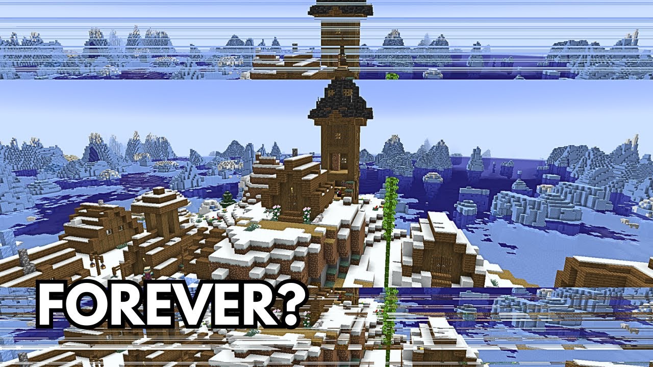 The UPs and DOWNs of a Minecraft FOREVER WORLD - REALITY CHECK - YouTube