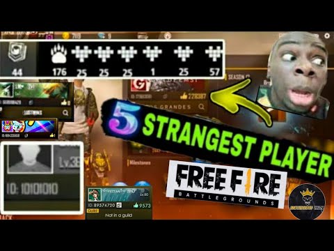 Strangest Players of Free Fire All Over The World। Best FF Accounts ...