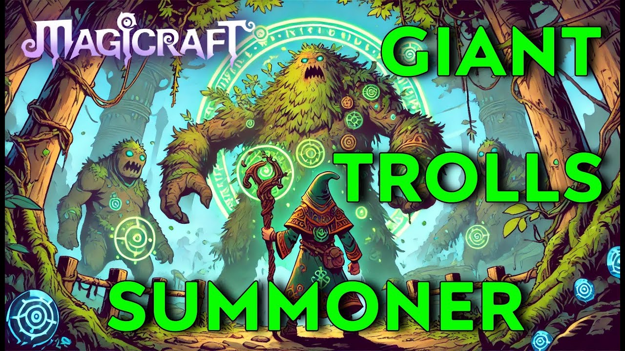 Giant Trolls Summoner build | Magicraft roguelike gameplay | Nightmare ...
