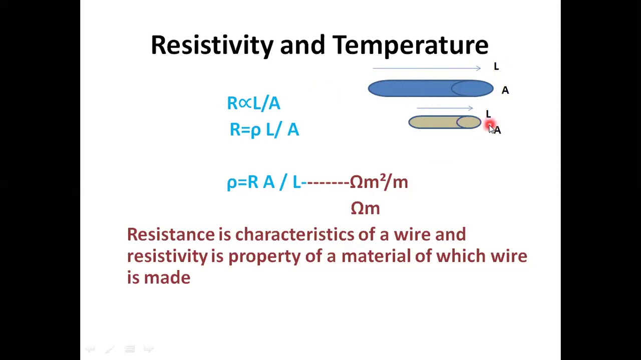 2nd Year Physics| Chapter #13| Resistivity and temperature| Temperature ...