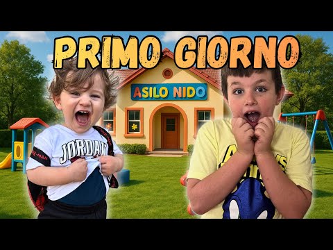 PRIMO GIORNO DI ASILO DI MATHI😍 Ma Angie ha il solito “mal di capelli”! 🤕