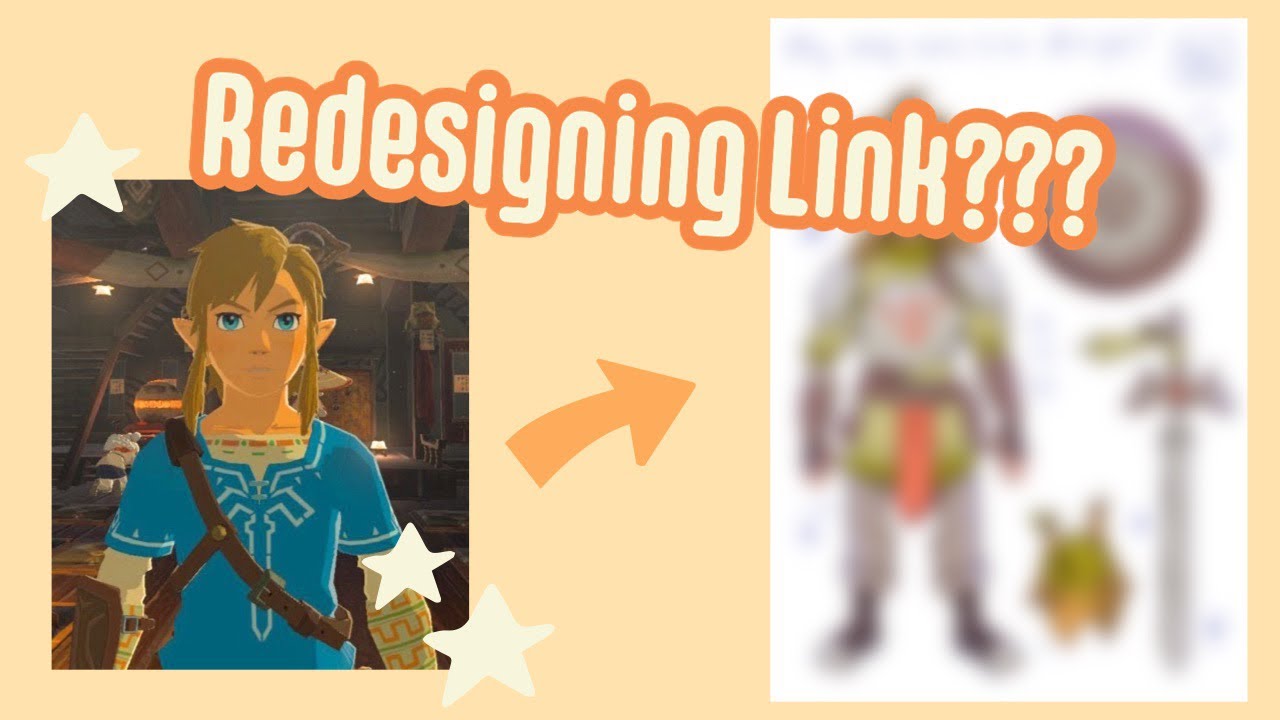 I REDESIGNED LINK!!! (The Legend Of Zelda speedpaint+commentary) - YouTube