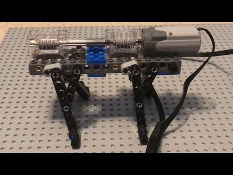 Lego 4-Legged Motorized Walking Vehicle - YouTube