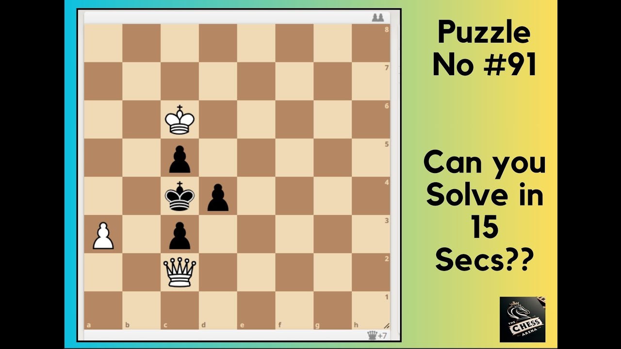 Checkmate in 2 Moves - 15-Sec Chess Challenge #91(Can You Solve It ...