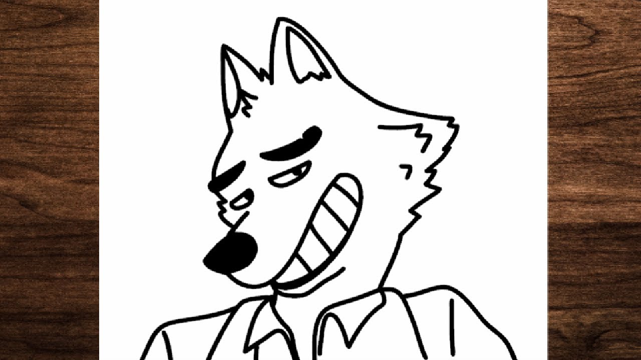 How to draw MR WOLF step by step | Bad Guys - YouTube