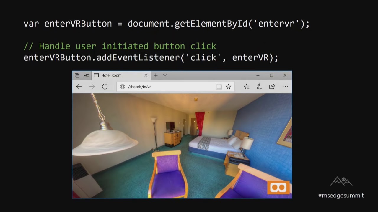 Microsoft Edge Web Summit 2017 Mixed Reality in Microsoft Edge with ...