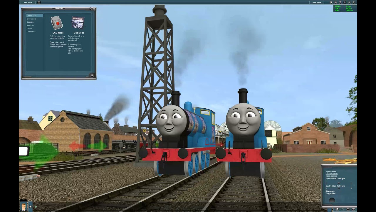 testing my new Edward from Sodor workshops, but doesn't have a tender ...