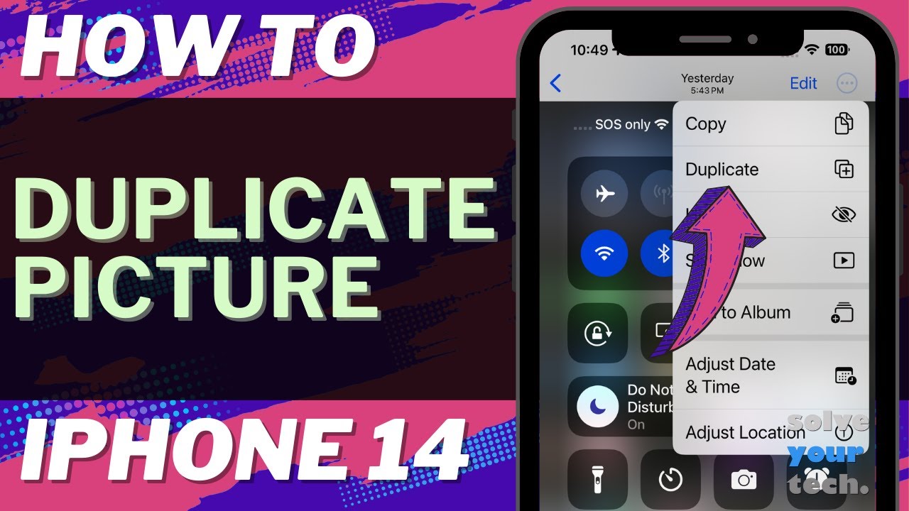 How to Duplicate Picture on iPhone 14 - YouTube