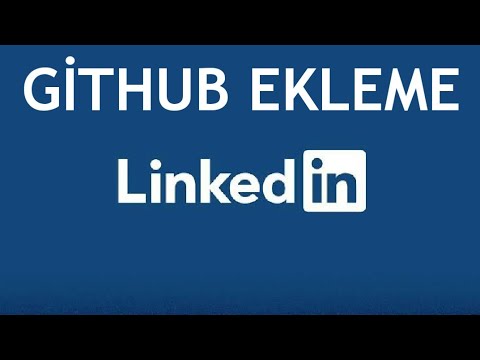 Linkedin Github Ekleme Nasıl Yapılır? - YouTube