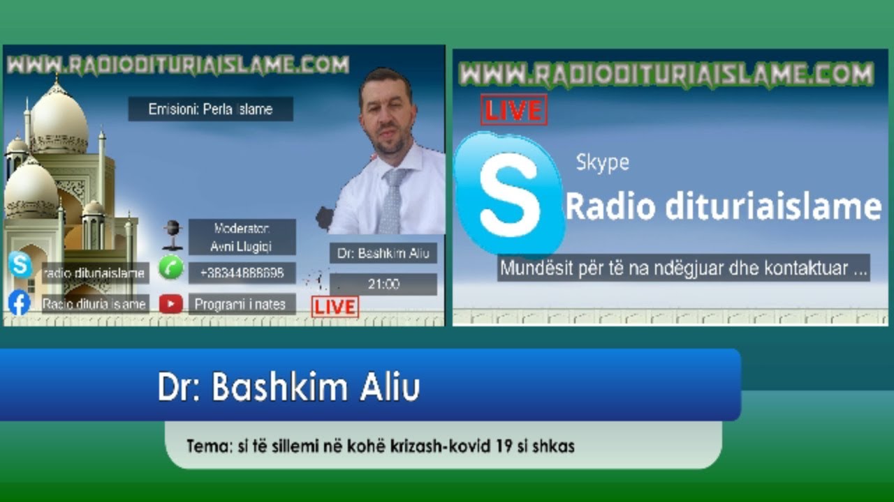 Bashkim Aliu Tema: si të sillemi në kohë krizash-kovid 19 si shkas ...