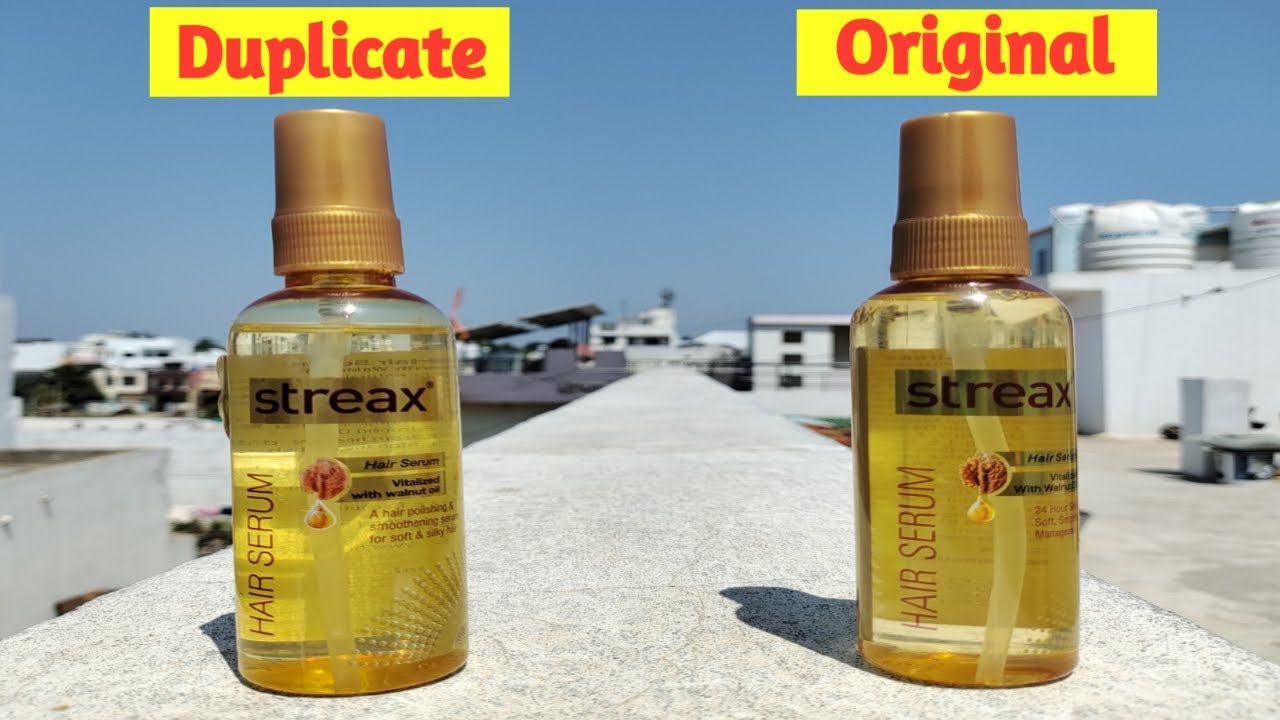Fake Streax Hair Serum Vitalized with Walnut Oil - YouTube