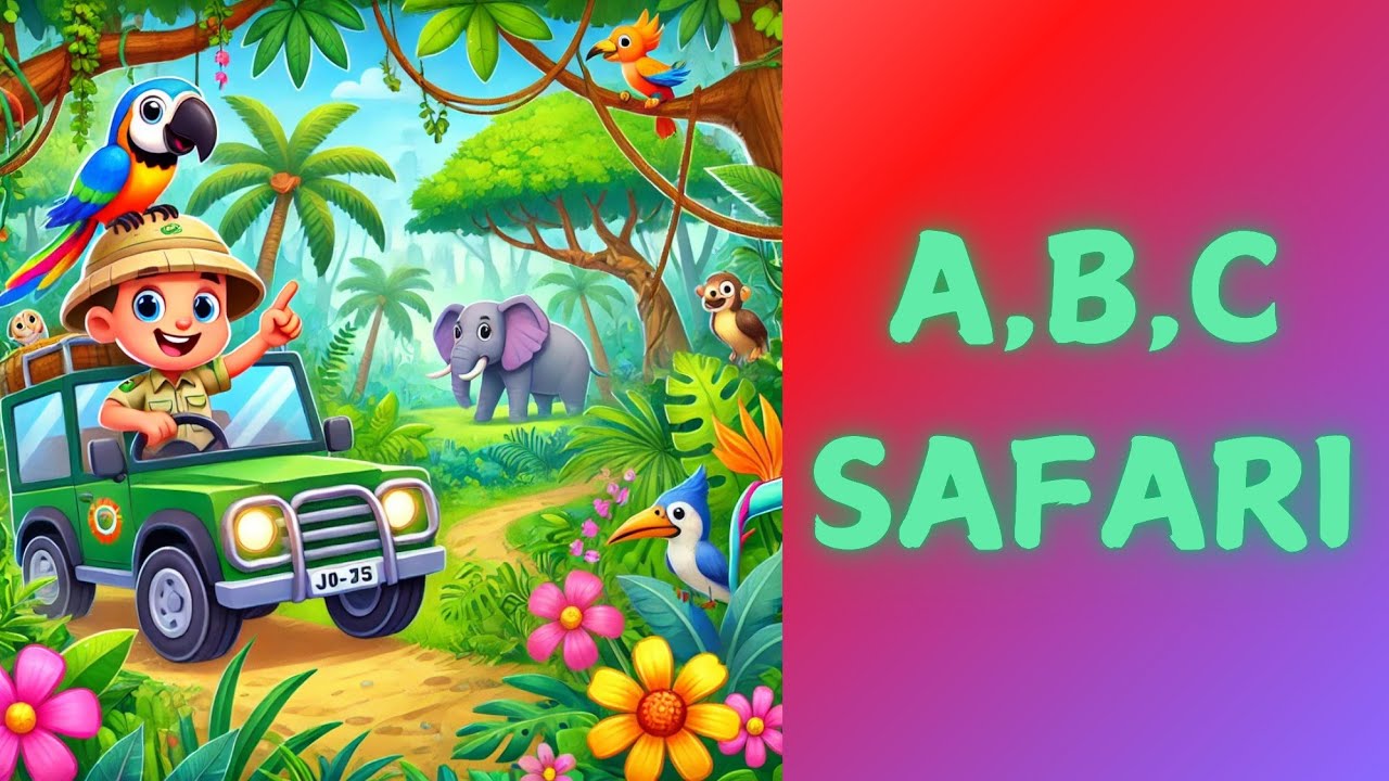 Learn the Alphabet 🦁A,B,C SAFARI - YouTube