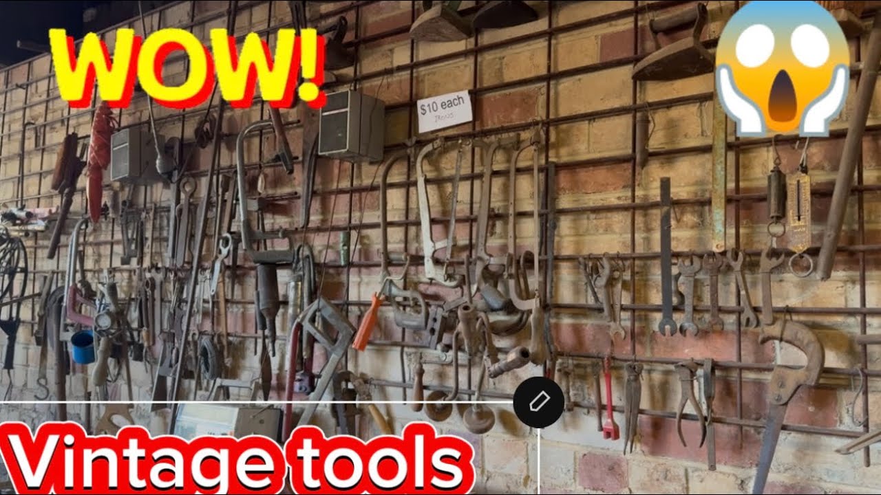 Amazing garage sale full of vintage tools followed by another great ...