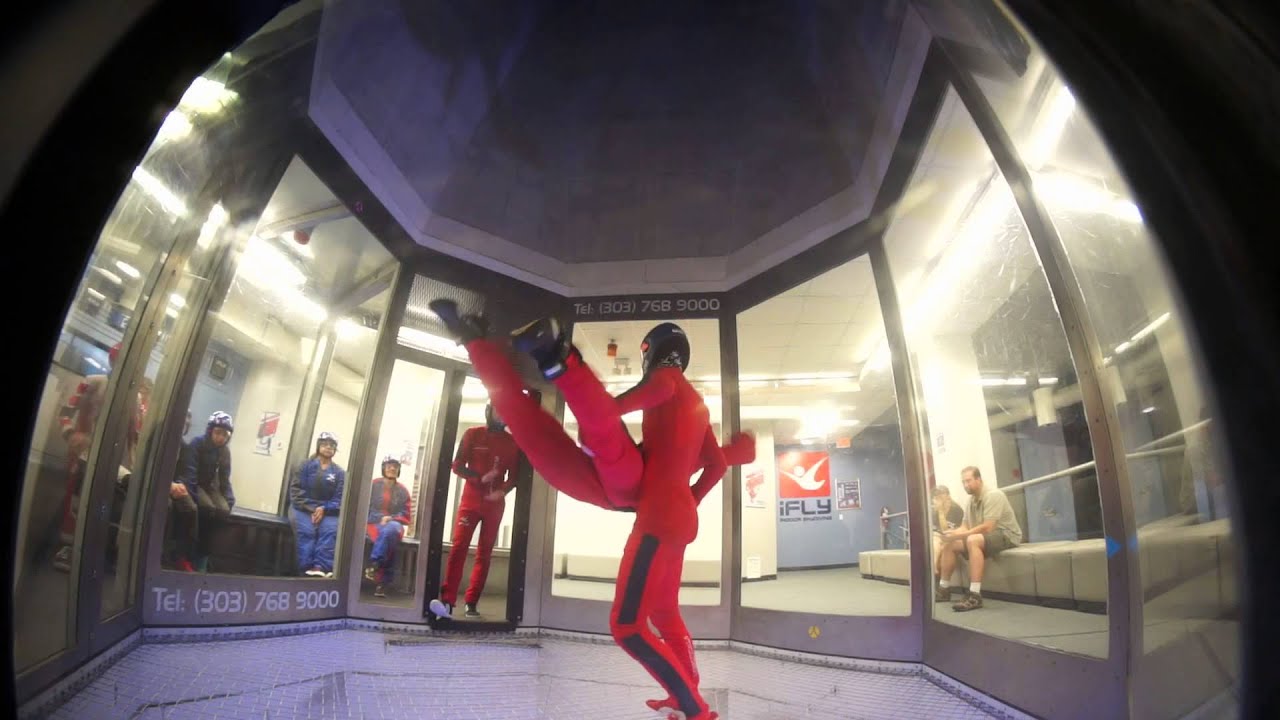 Metal Dave at iFly indoor sky diving Denver - YouTube