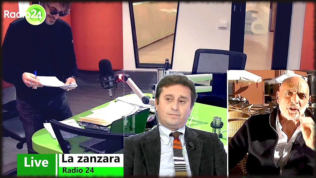 David Parenzo in tv attacca Paolo Brosio - La Zanzara 4.11.2021 - YouTube
