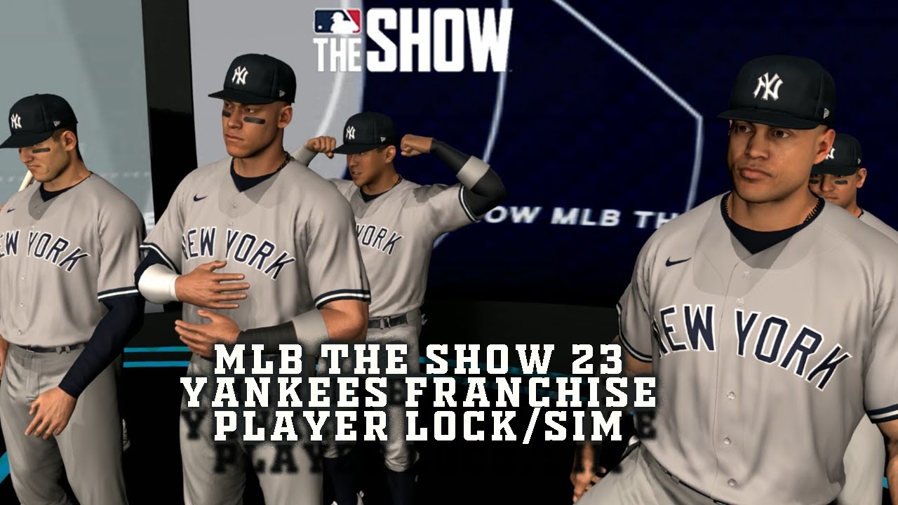 MLB The Show 23 | Yankees Franchise | Player Lock and Simming - YouTube