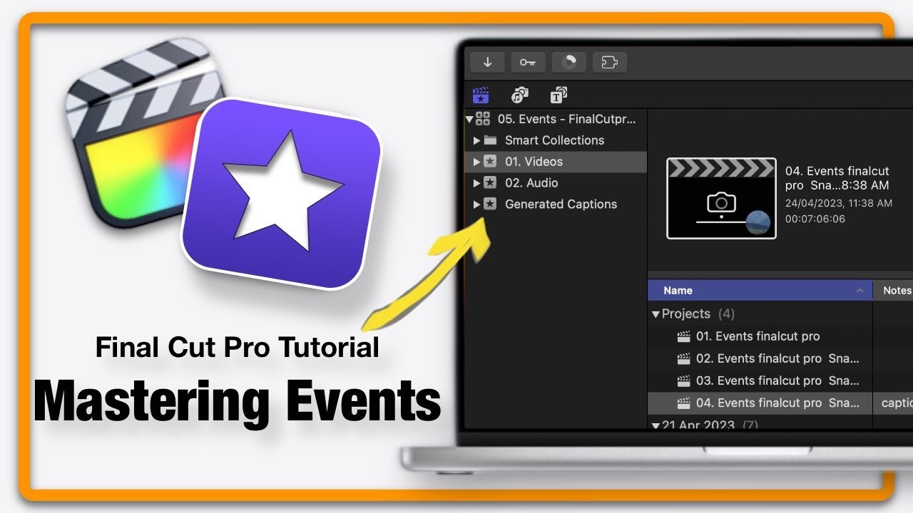 Mastering Events in Final Cut Pro - Ultimate Workflow Guide - YouTube