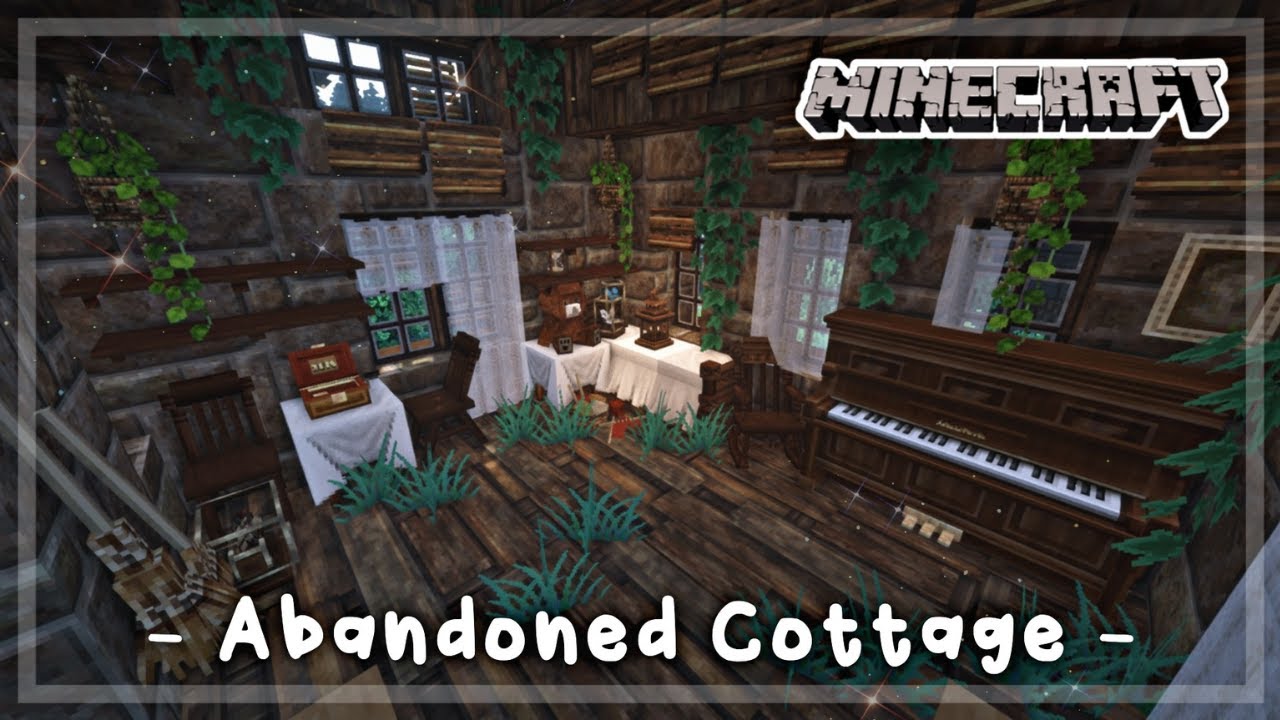 Abandoned Cottage I Minecraft Build I Miniaturia And Cocricot Mod I Itapixca Crafts Youtube