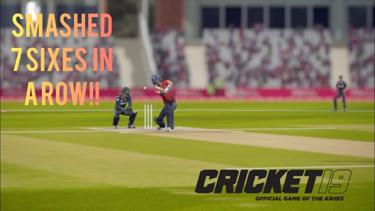 Smashed 7 Sixes In A Row! | Cricket 19 Gameplay | Free To Use - YouTube