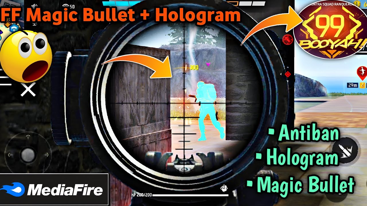 FF 600% Magic Bullet + Hologram | FF Magic Bullet | FF Wall Hack | FF ...